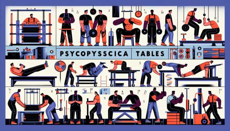 Psychophysical Tables (Snook Tables) | Innovation.world