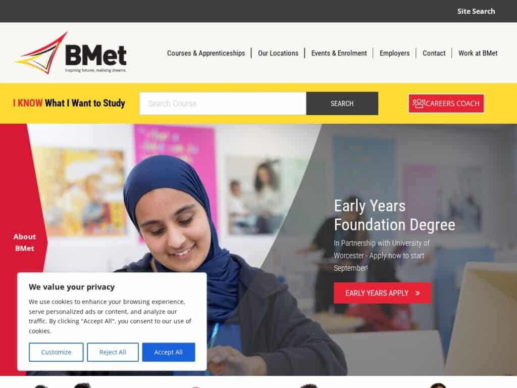 Birmingham Metropolitan College (BMet) | Innovation.world