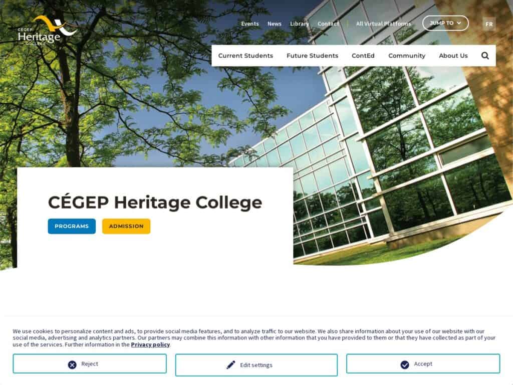 Cégep Heritage College | Innovation.world