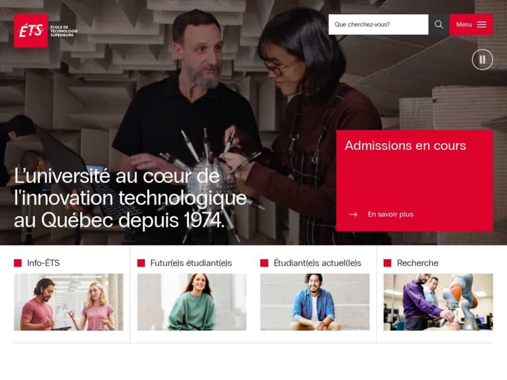 École De Technologie Supérieure (ÉTS) | Innovation.world