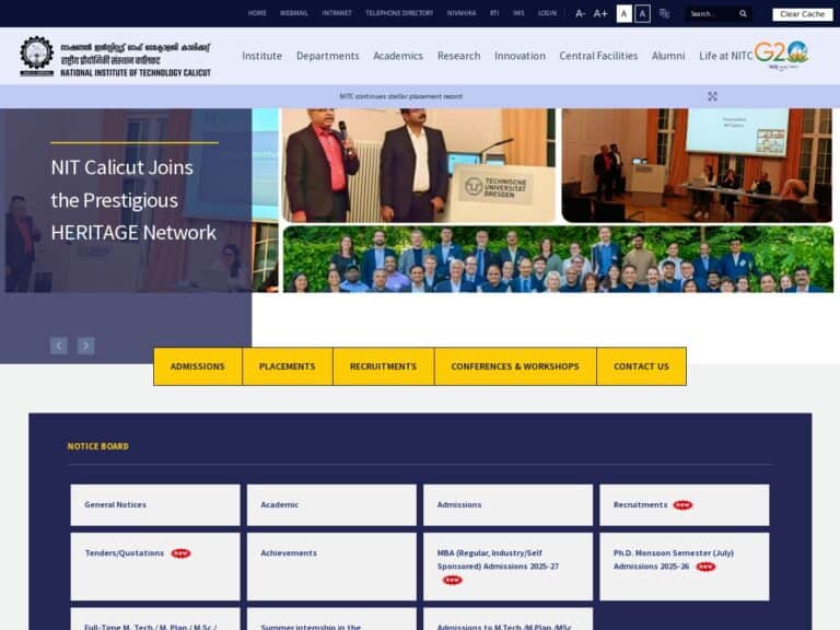 National Institute Of Technology Calicut (NITC) | Innovation.world
