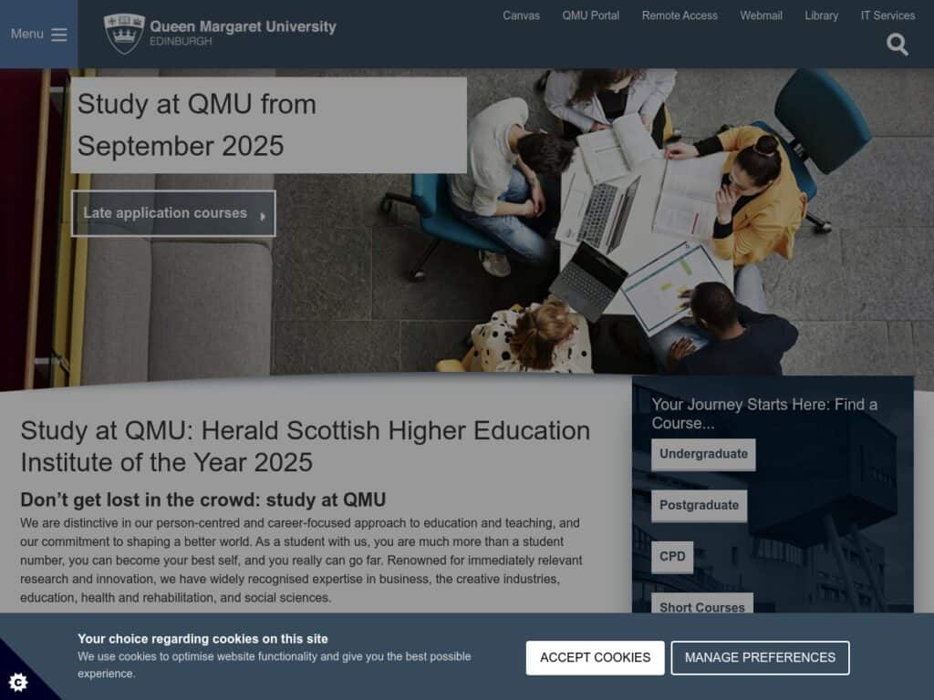 Universidad Queen Margaret (QMU), Edimburgo | Innovation.world