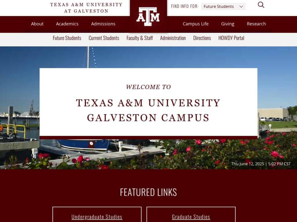 Universidad Texas A&M en Galveston (TAMUG) | Innovation.world