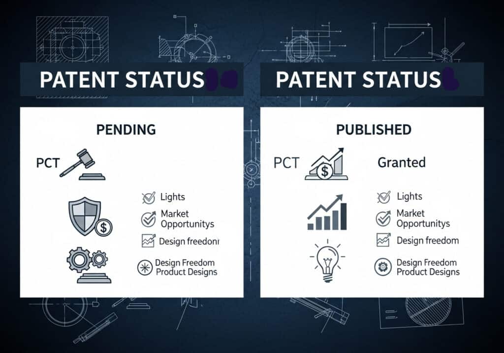 All Patent Status: PCT Vs Pending Patent Vs Published Patent Vs Granted Patent