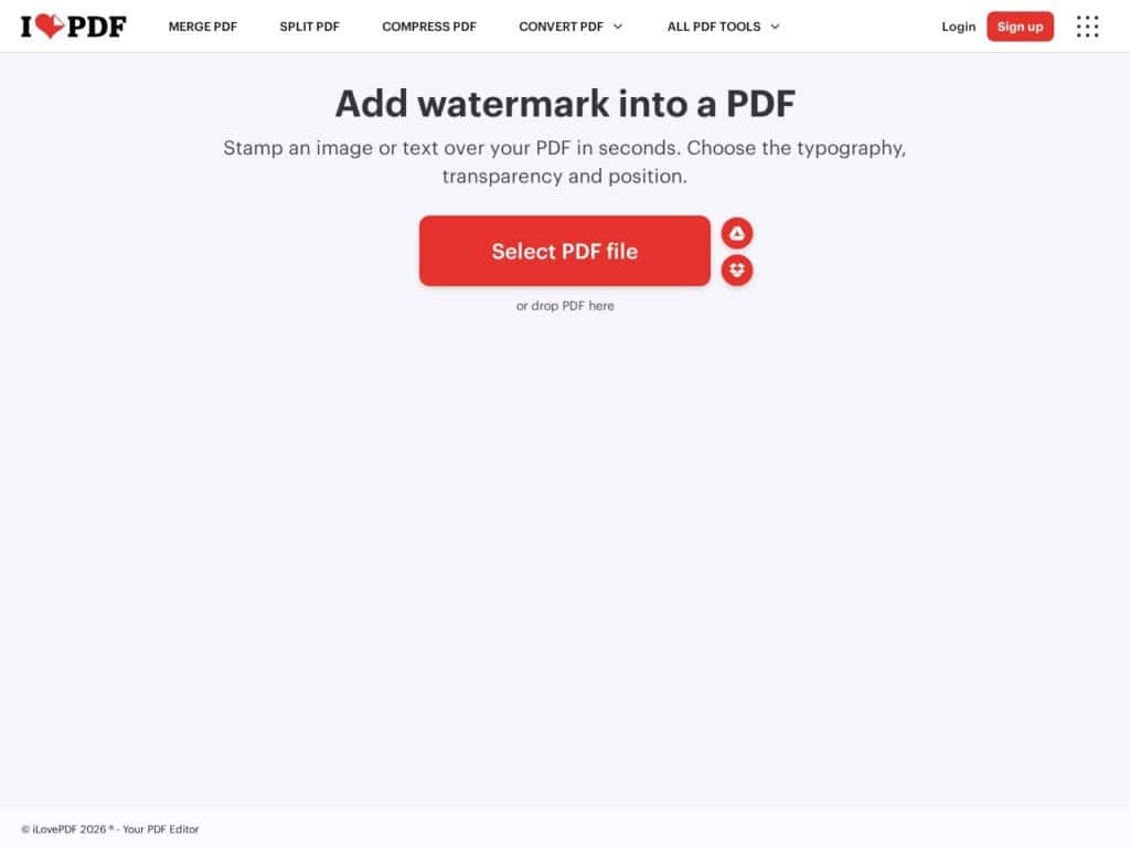 Free Online Add Watermark To PDF | Innovation.world