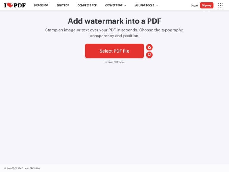 Free Online Add Watermark To PDF | Innovation.world
