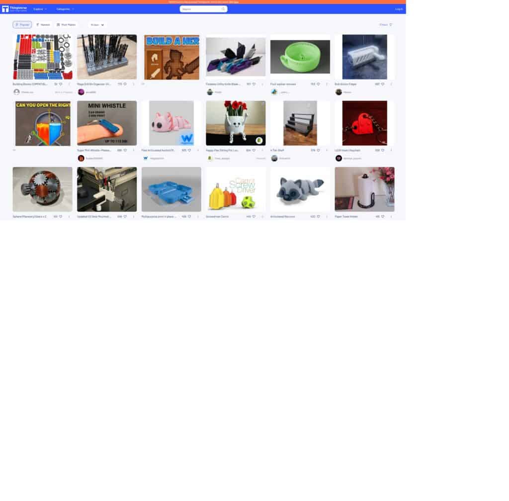 Modelos 3D gratuitos de Thingiverse | Innovation.world